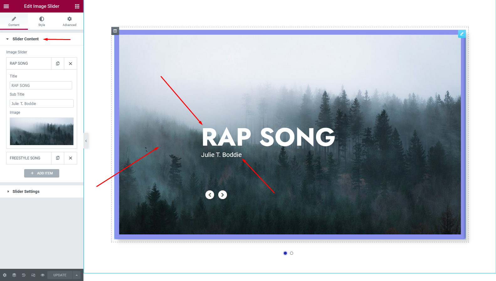 How To Use Image Slider Widget Of EnterAddons - Enter Addons