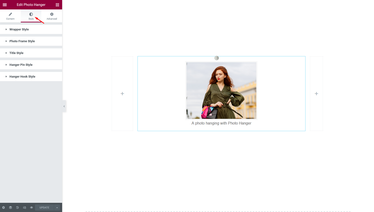 How To Use Photo Hanger Widget Of EnterAddons - Enter Addons