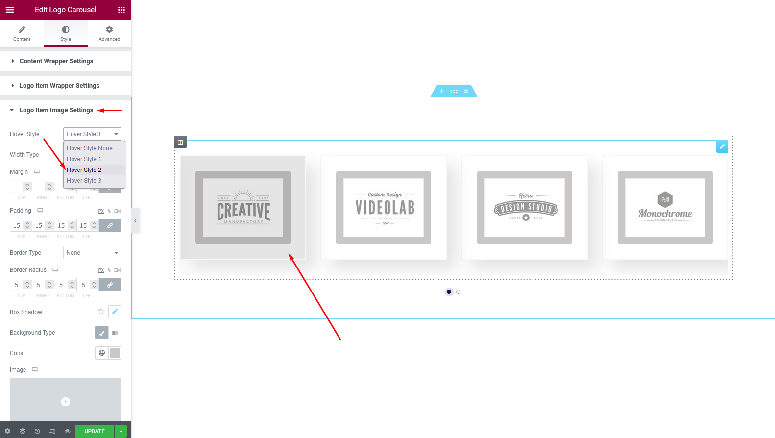 How To Use Logo Carousel Widget Of EnterAddons - Enter Addons