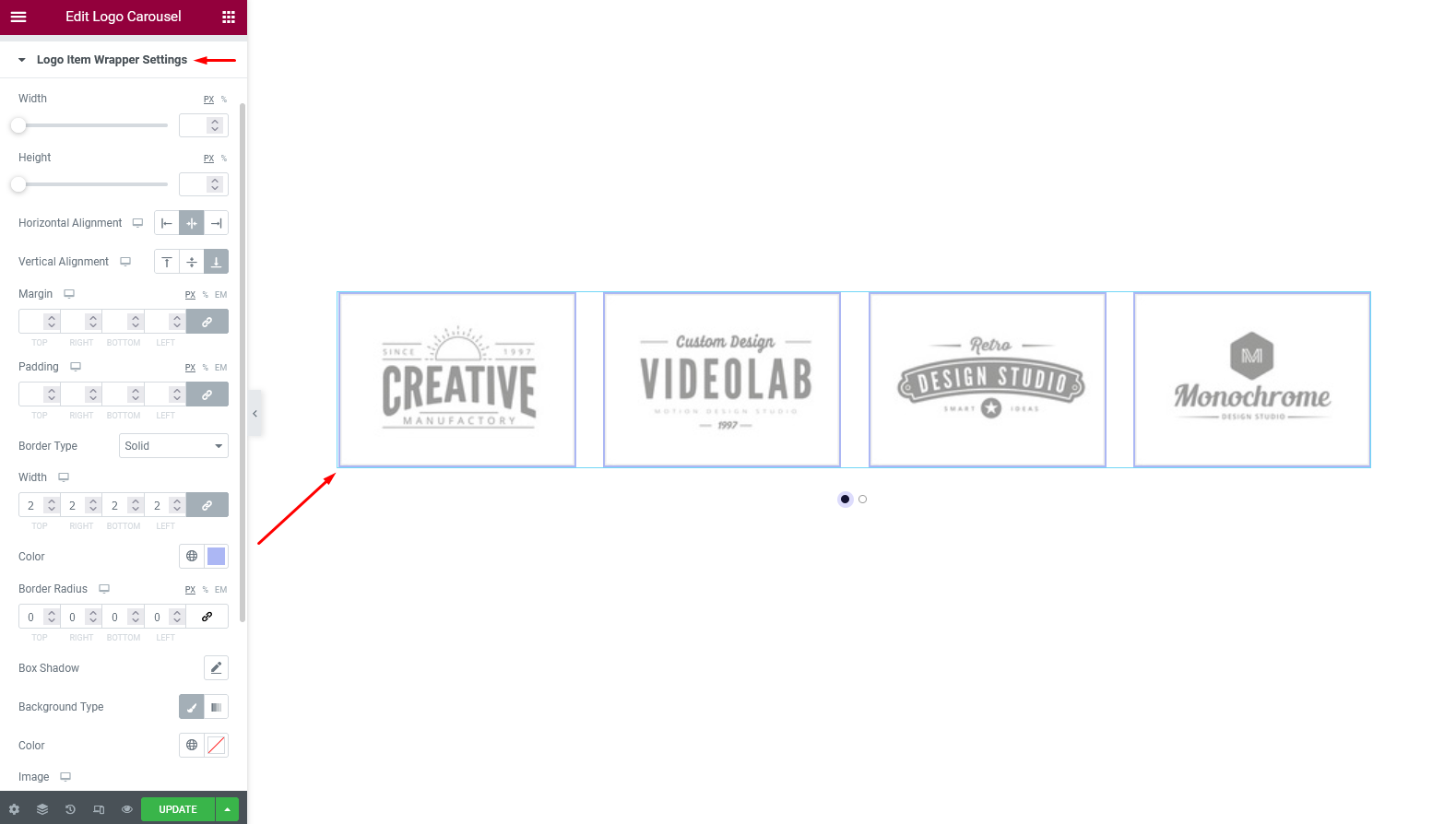 How To Use Logo Carousel Widget Of EnterAddons - Enter Addons