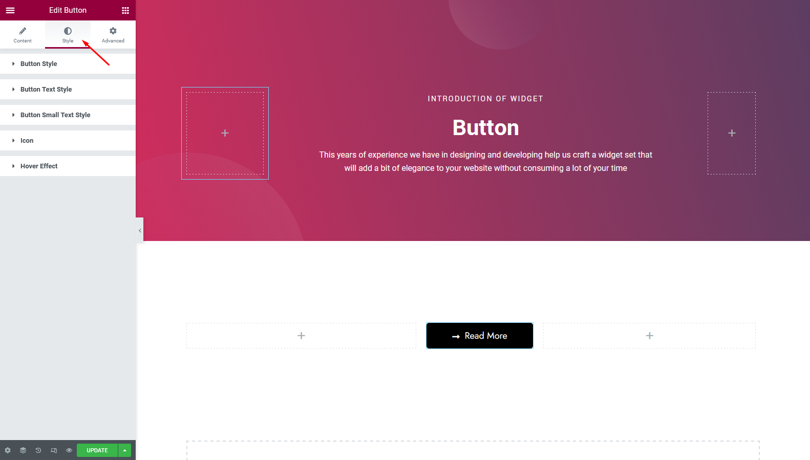 How To Use Button Widget Of EnterAddons - Enter Addons