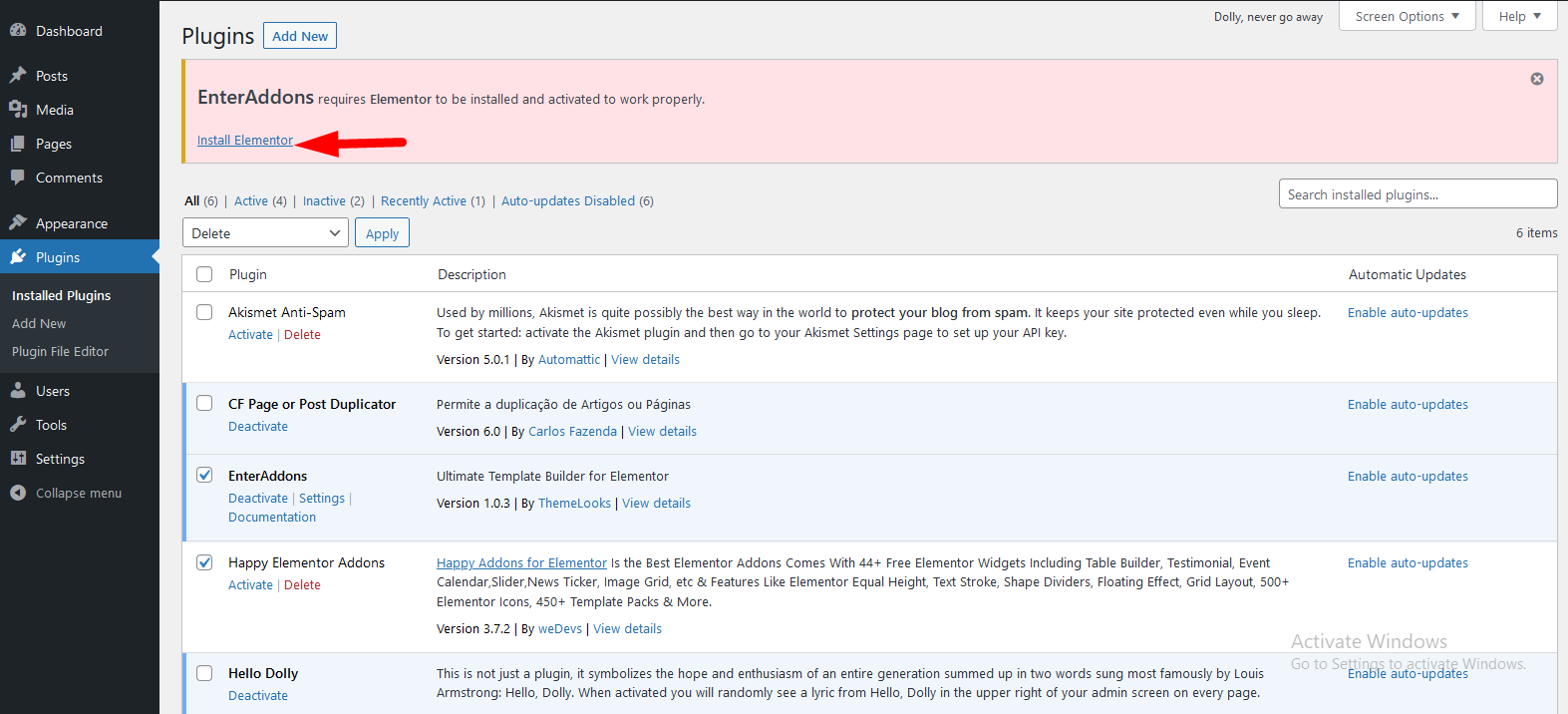 How to install EnterAddons Plugin - Enter Addons