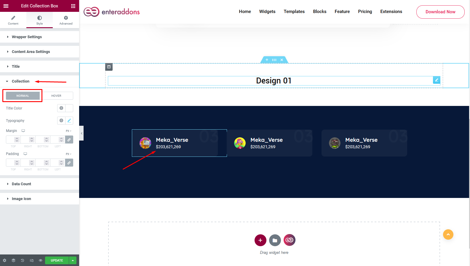 How To Use Collection Box Widget Of EnterAddons - Enter Addons
