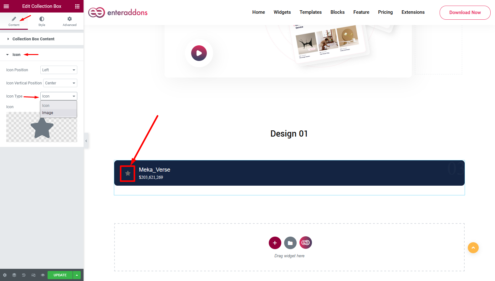 How To Use Collection Box Widget Of EnterAddons - Enter Addons