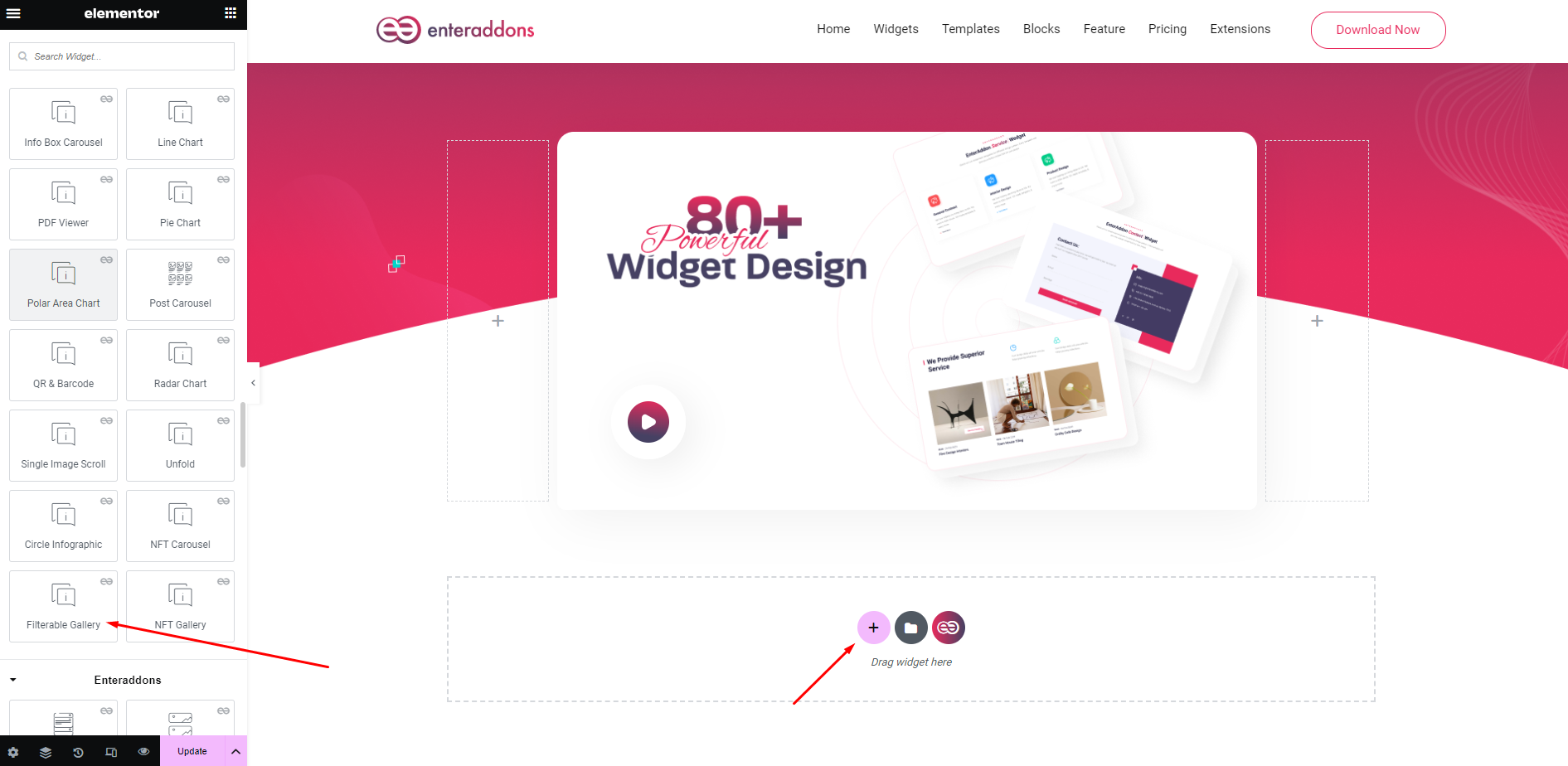 How To Use Filterable Gallery Widget Of Enter Addons - Enter Addons